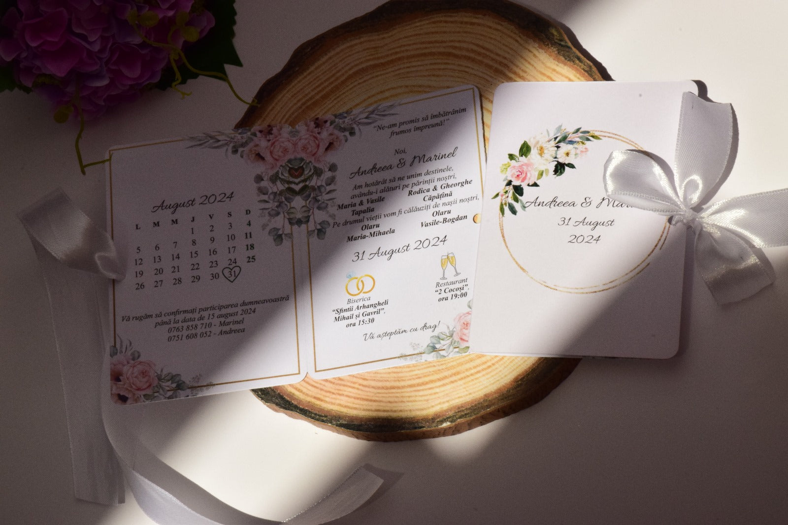 Invitatie Nunta - Model N98 – Atelierul de Hartie