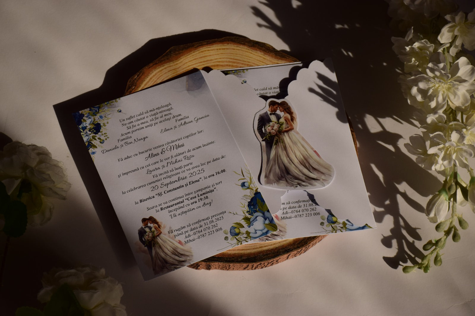 Invitație Nunta personalizata - Model N149 – Atelierul de Hartie