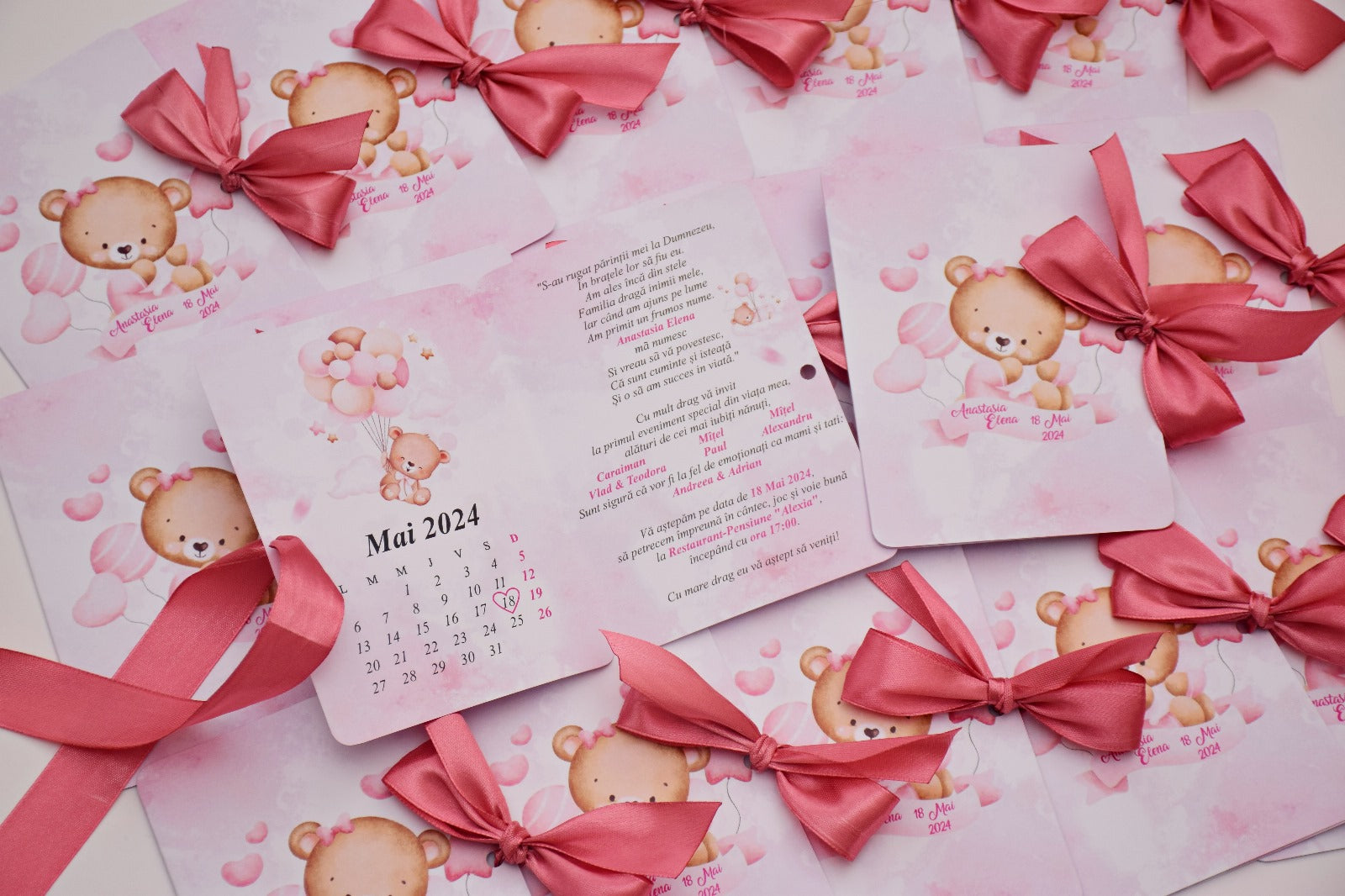 Invitatie Botez - Model B21 – Atelierul de Hartie